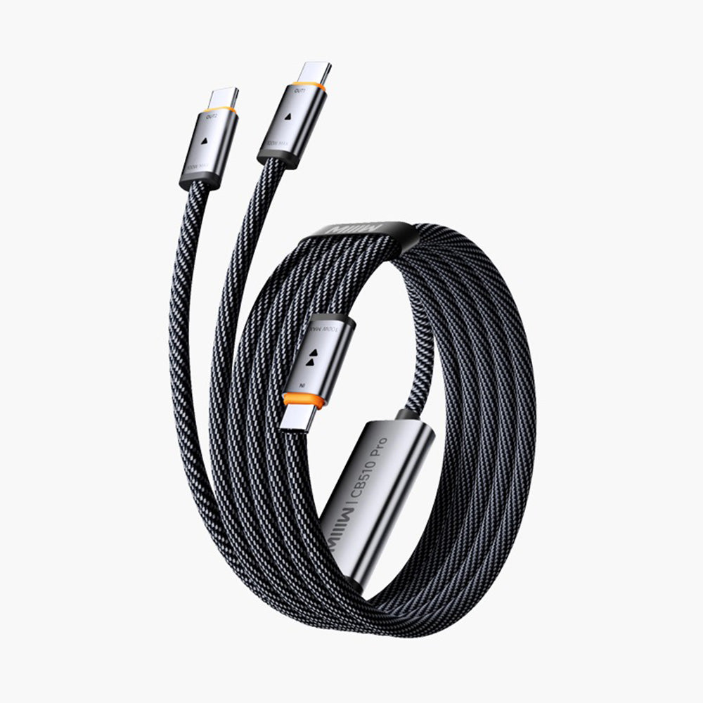 iCB1013Y 2 in 1 100W Super Charging Cable
